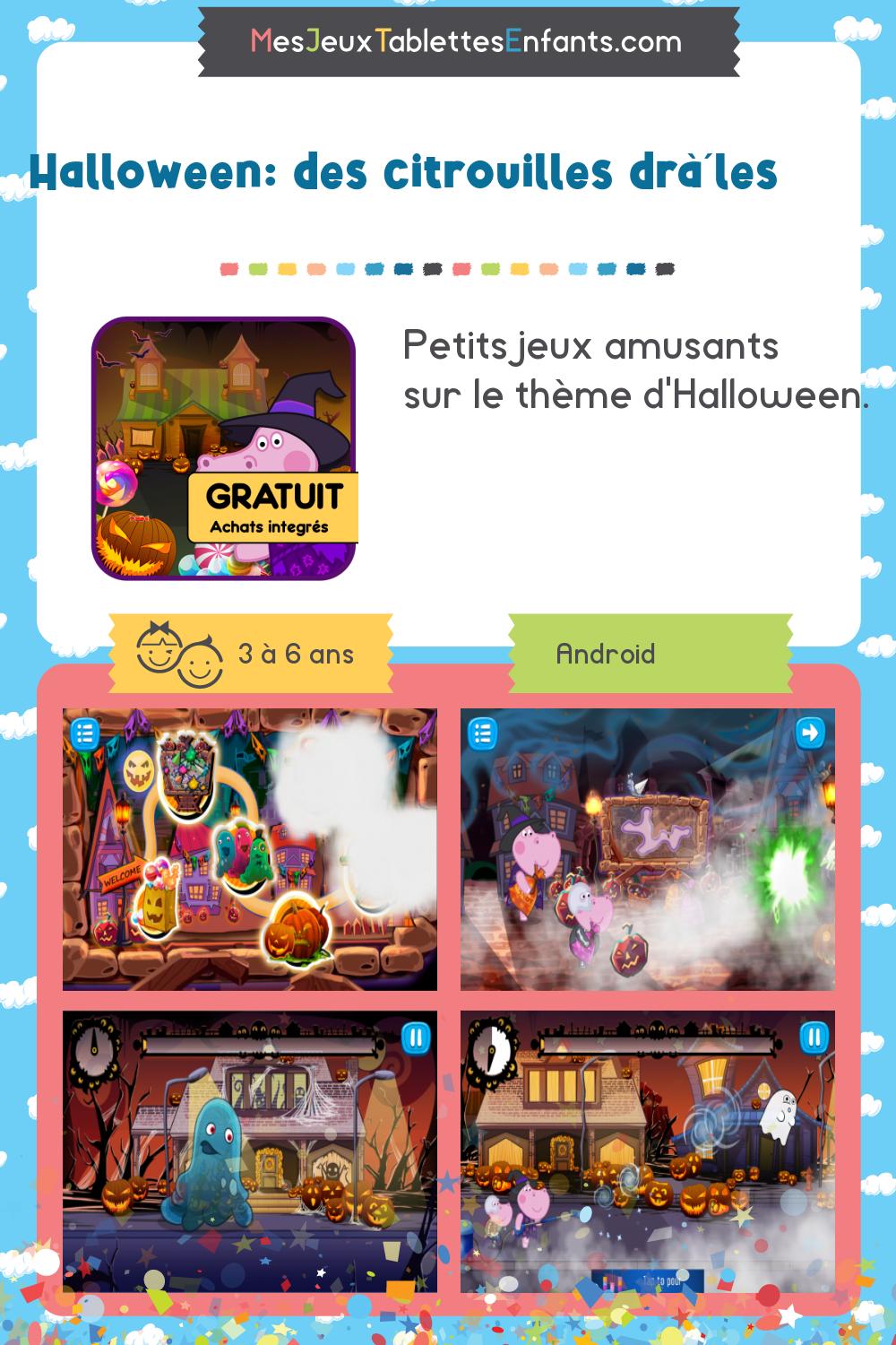 Halloween: des citrouilles drà´les sur android - Jeux et applications ...