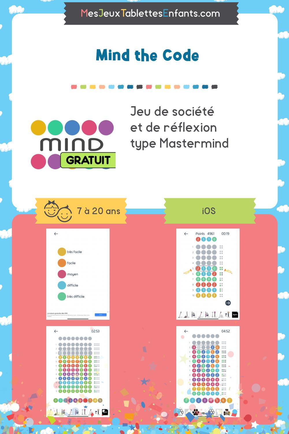 Mind the Code sur iphone - Jeux et applications éducatives