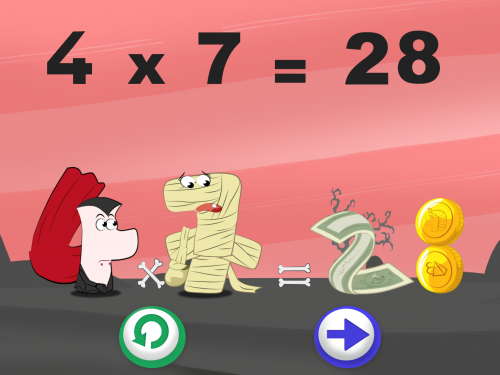 Mathemagics Multiplication sur ipad et kindle - Mes jeux tablettes ...