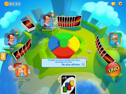 UNO sur iphone et android - Jeux et applications éducatives