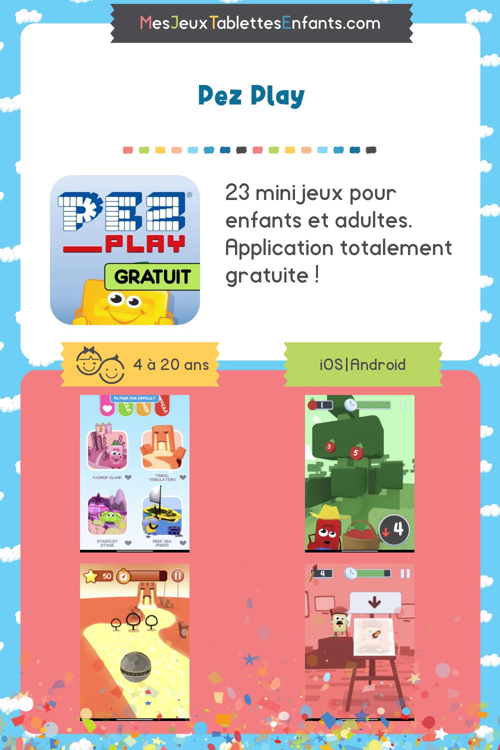 Pez Play sur iphone et android - Jeux et applications éducatives