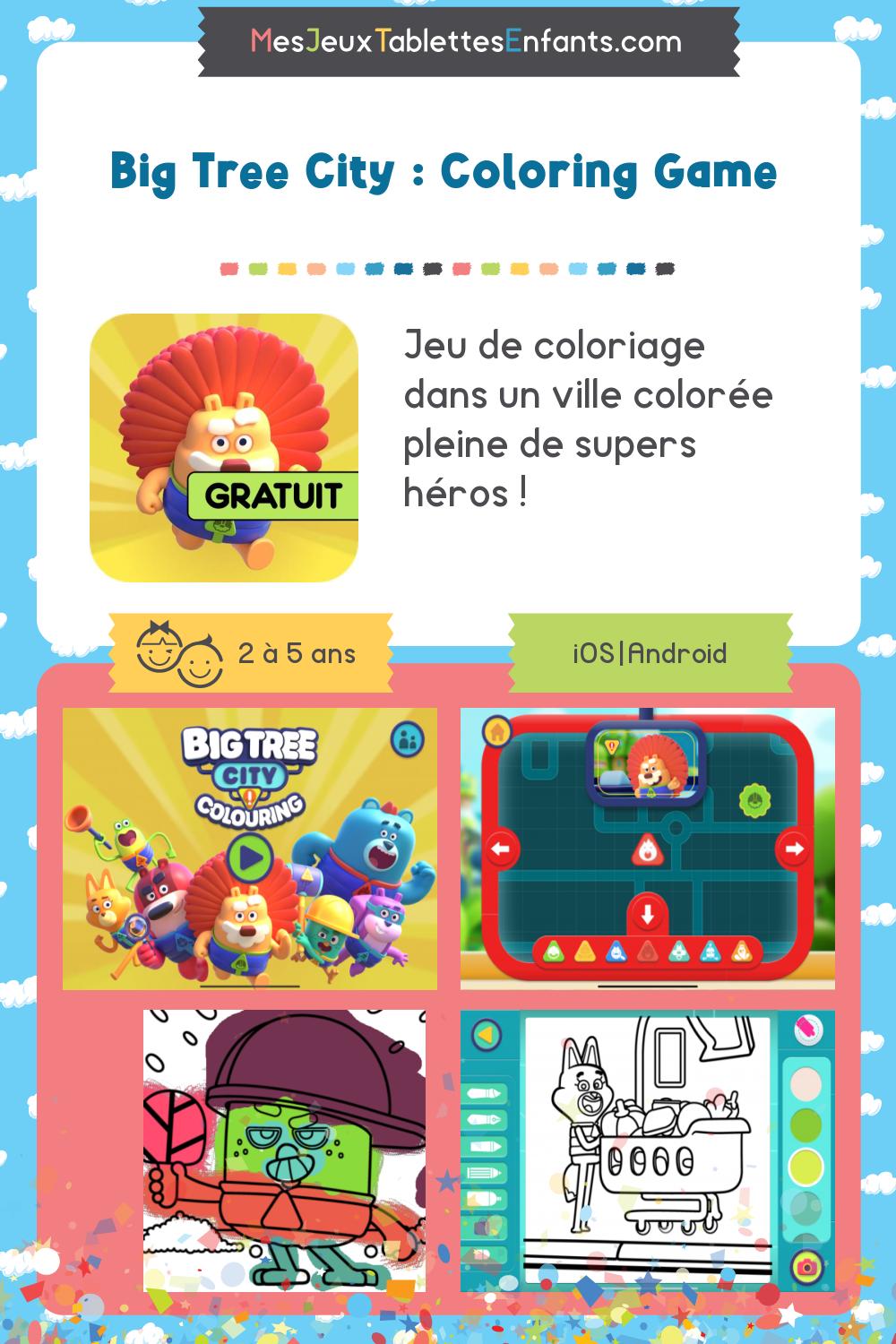 Big Tree City : Coloring Game sur iphone et android - Jeux et ...