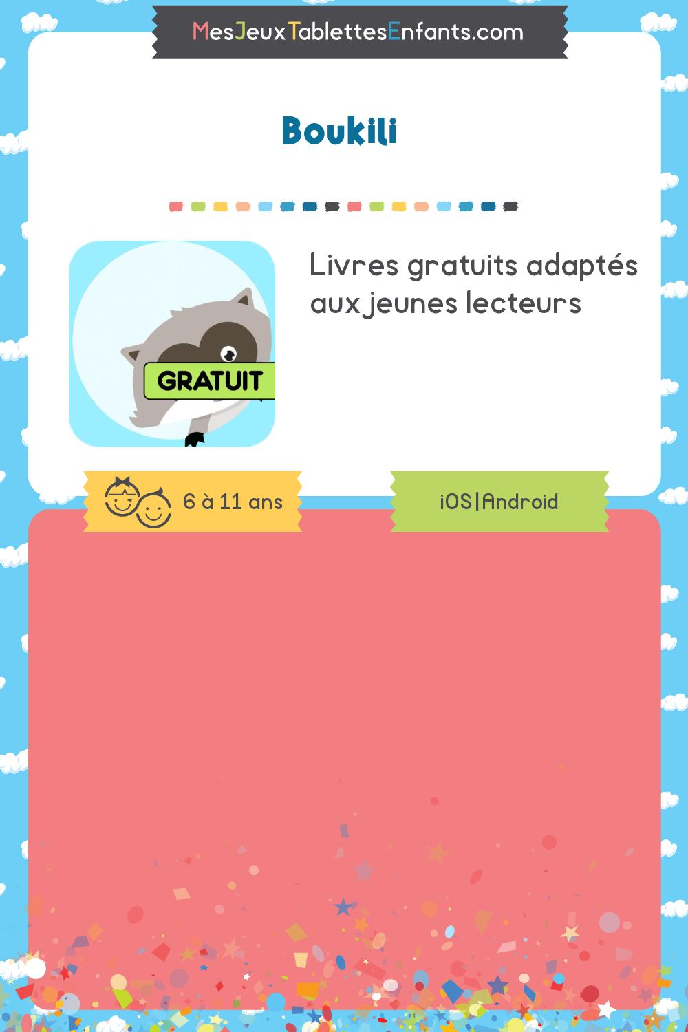 Boukili sur iphone et android - Jeux et applications éducatives