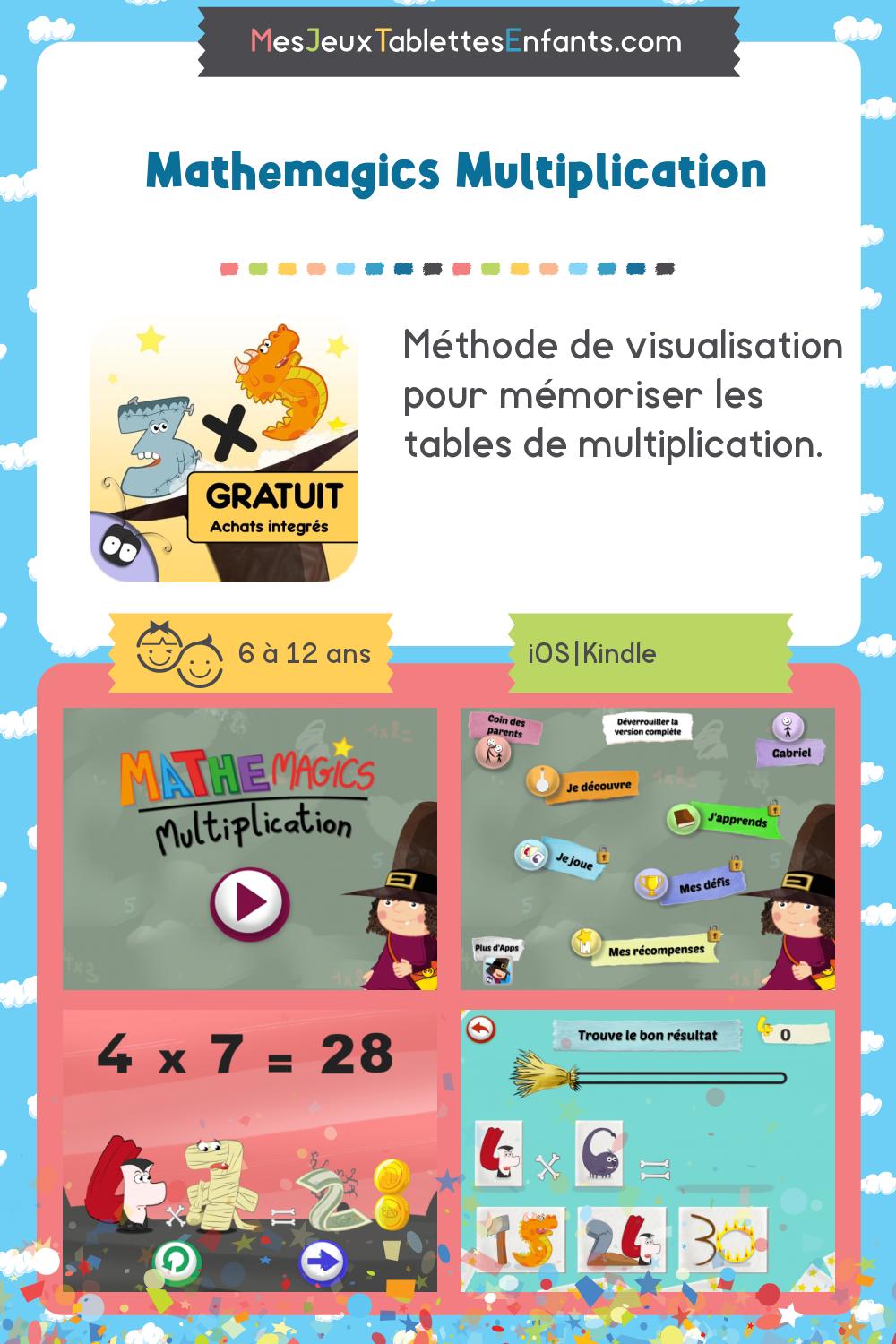 Mathemagics Multiplication sur iphone - Jeux et applications éducatives