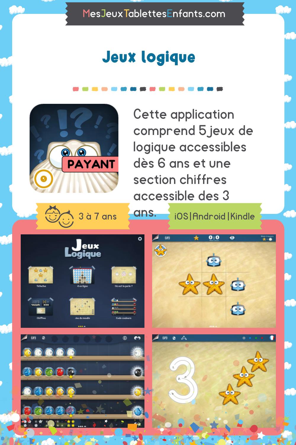 Jeux logique sur iphone, android - Jeux et applications éducatives