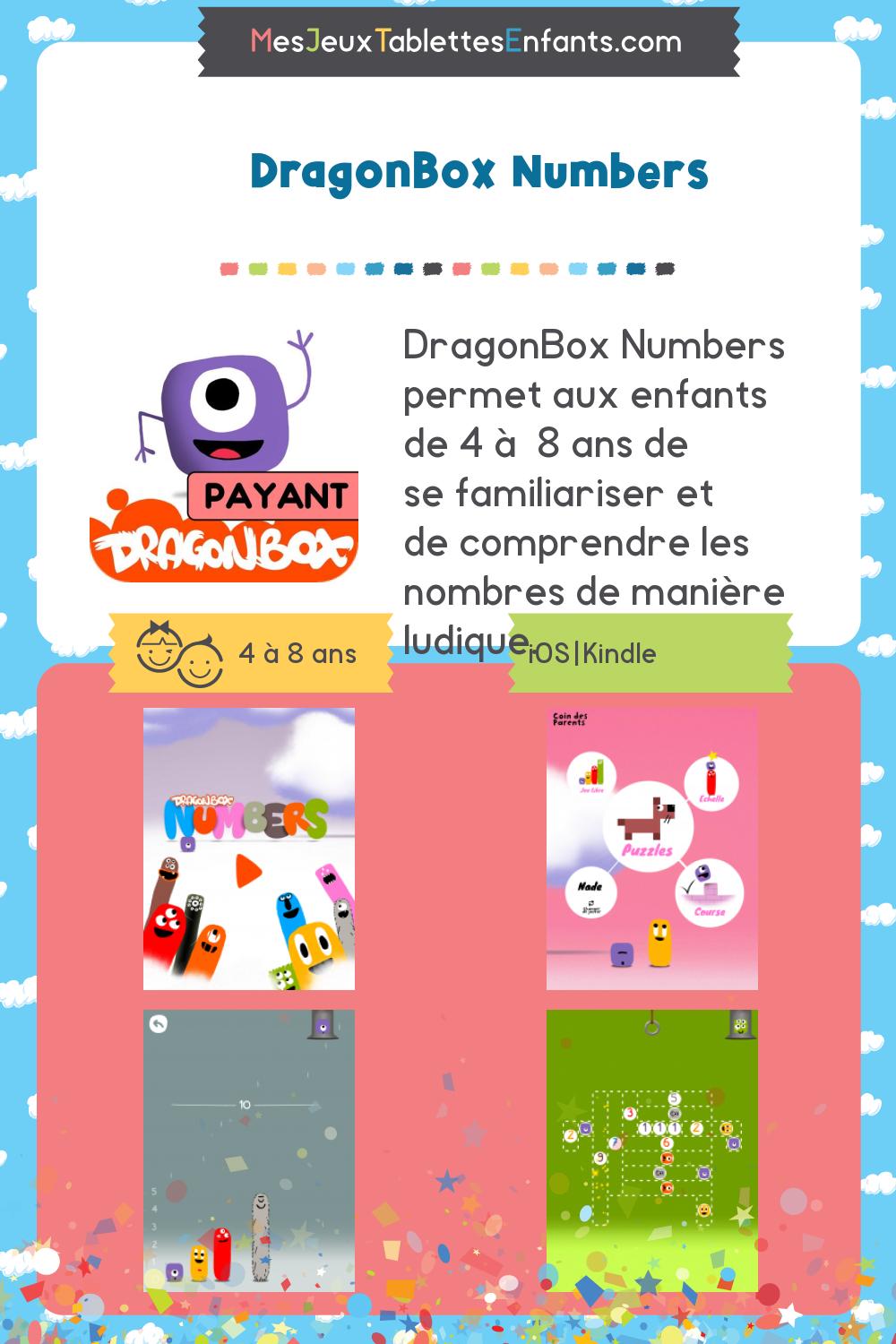 DragonBox Numbers sur - Jeux et applications éducatives