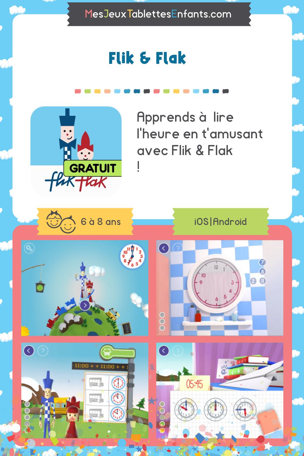 Flik & Flak sur iphone et android - Jeux et applications éducatives