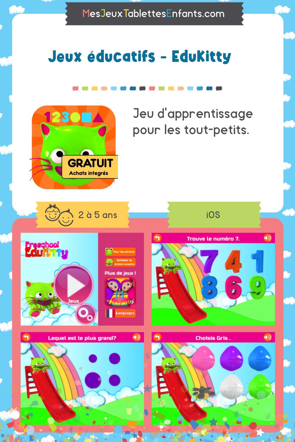 Jeux éducatifs - EduKitty sur iphone - Jeux et applications éducatives