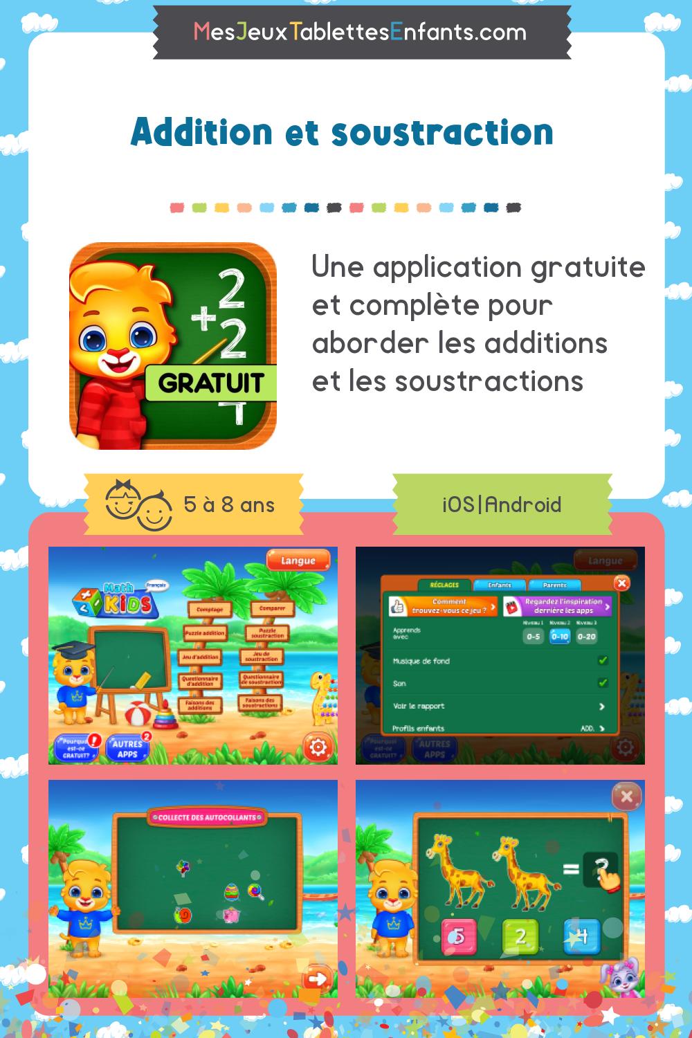 Addition et soustraction sur iphone et android - Jeux et applications ...
