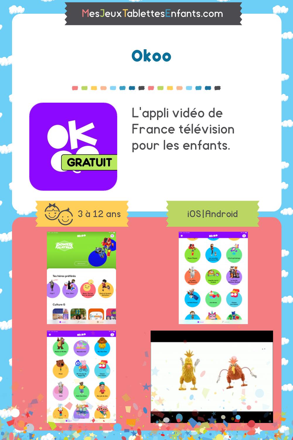 Okoo sur iphone et android - Jeux et applications éducatives