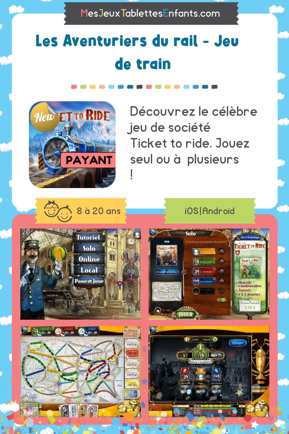Les Aventuriers du rail - Jeu de train sur iphone et android - Jeux et ...