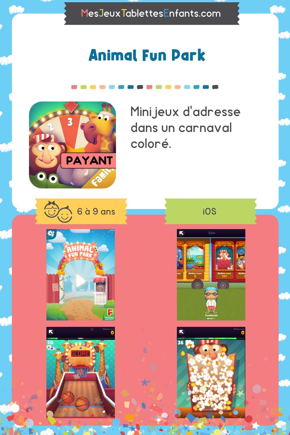 Animal Fun Park sur iphone - Jeux et applications éducatives