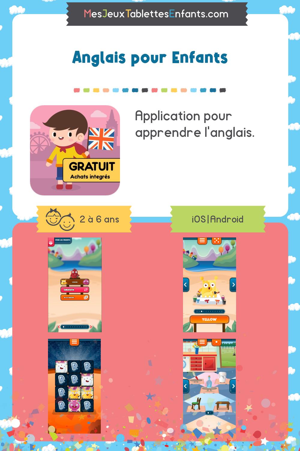 Anglais pour Enfants sur iphone et android - Jeux et applications ...