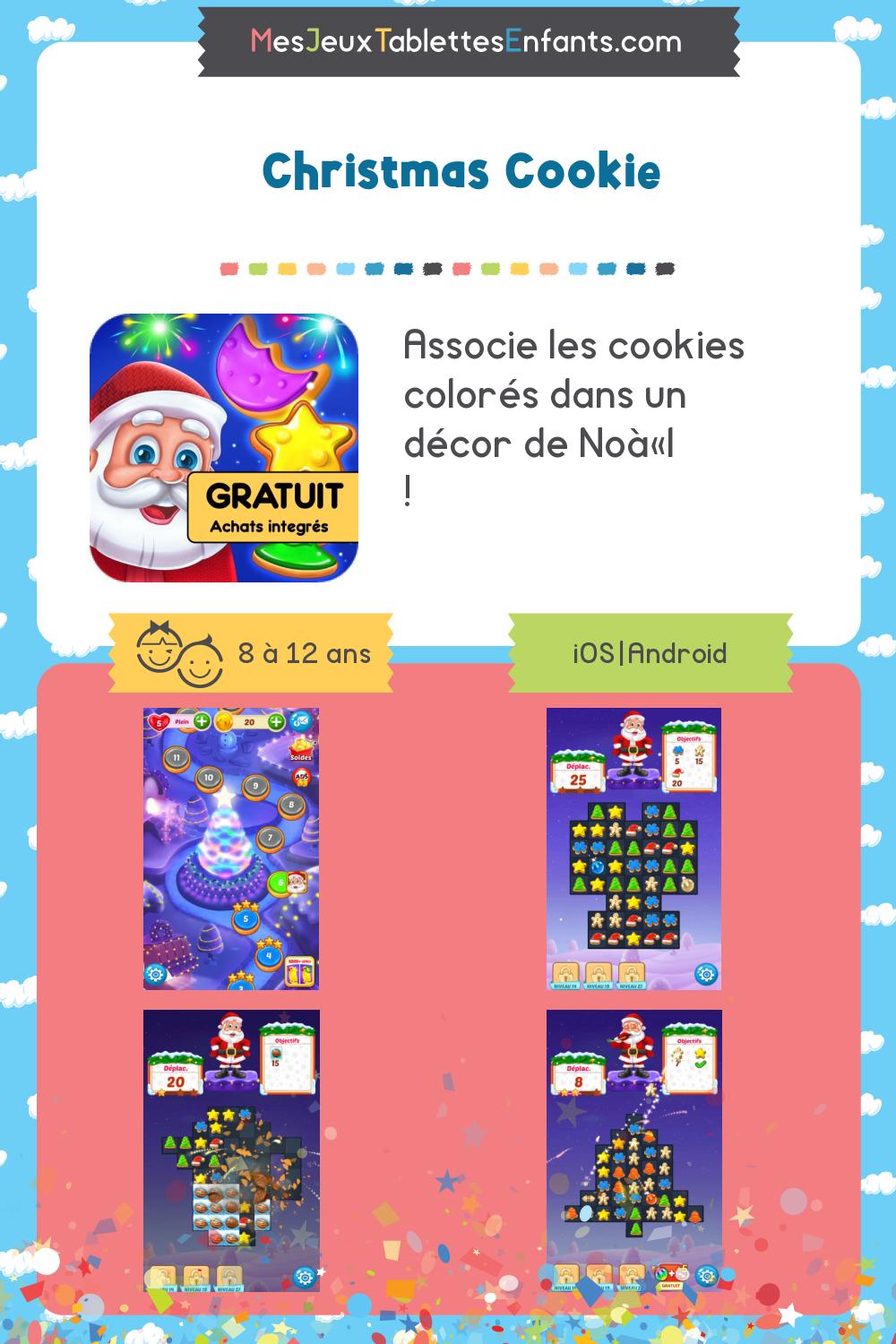 Christmas Cookie sur iphone et android - Jeux et applications éducatives