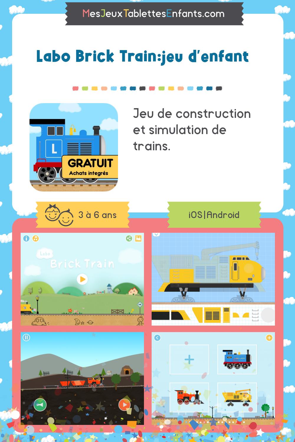 Labo Brick Train:jeu d'enfant sur iphone et android - Jeux et ...