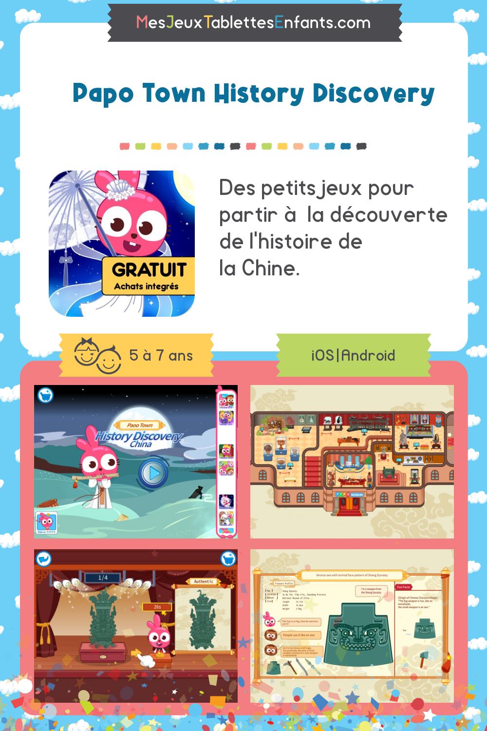 Papo Town History Discovery sur iphone et android - Jeux et ...