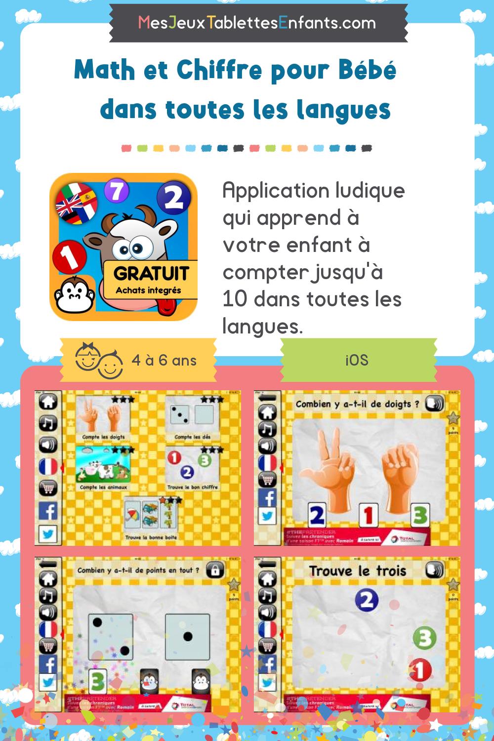 Math et Chiffre pour Bébé dans toutes les langues sur iphone - Jeux et ...