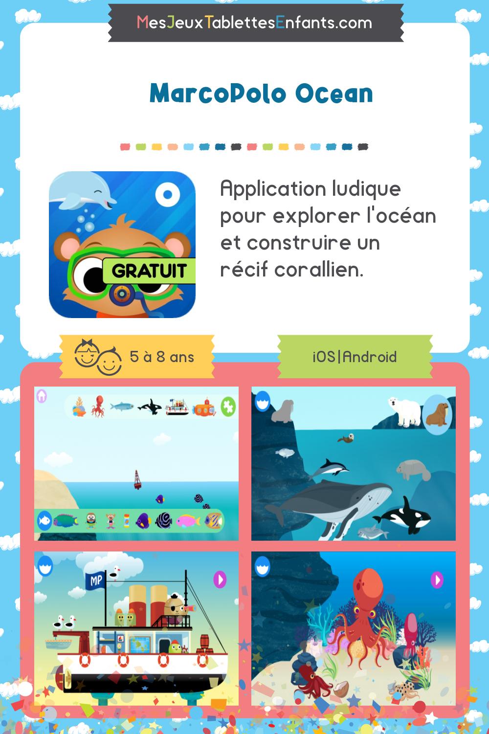 MarcoPolo Ocean sur iphone et android - Jeux et applications éducatives