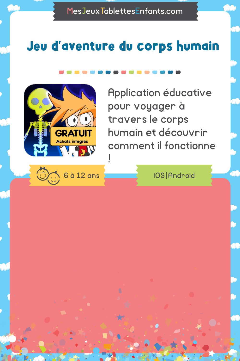 Jeu d'aventure du corps humain sur iphone et android - Jeux et ...