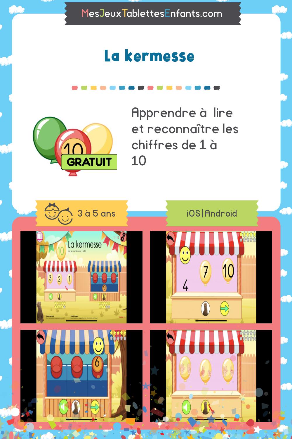La kermesse sur iphone et android - Jeux et applications éducatives